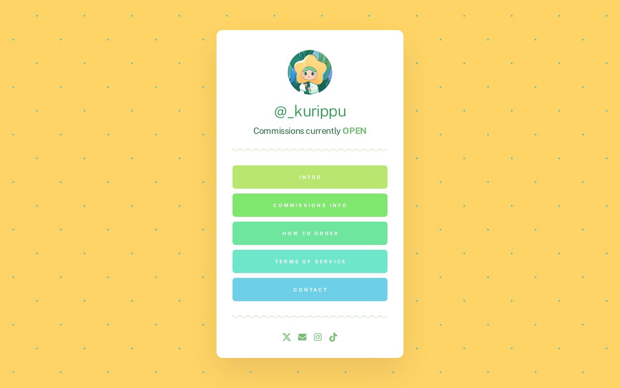 Kurippu's commissions